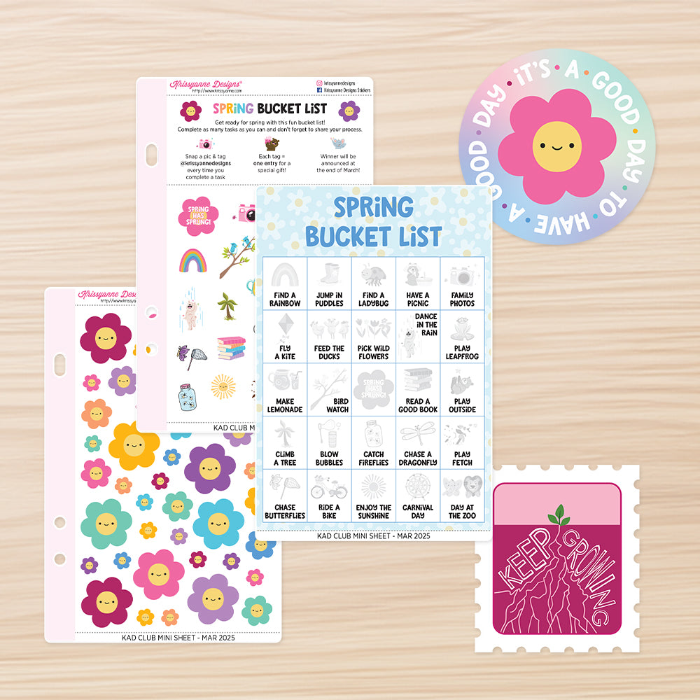 Mar '25 KAD Club Sticker Sub